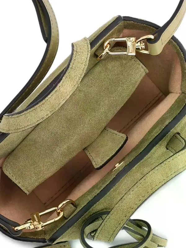 HIDESINS Suede Flap Tote Bag