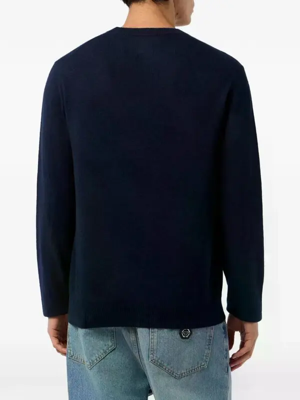 Philipp Plein Pullover Round Neck Long-sleeve Love