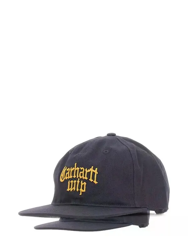Carhartt Work In Progress Blackletter Logo-embroidered Hat - Blue