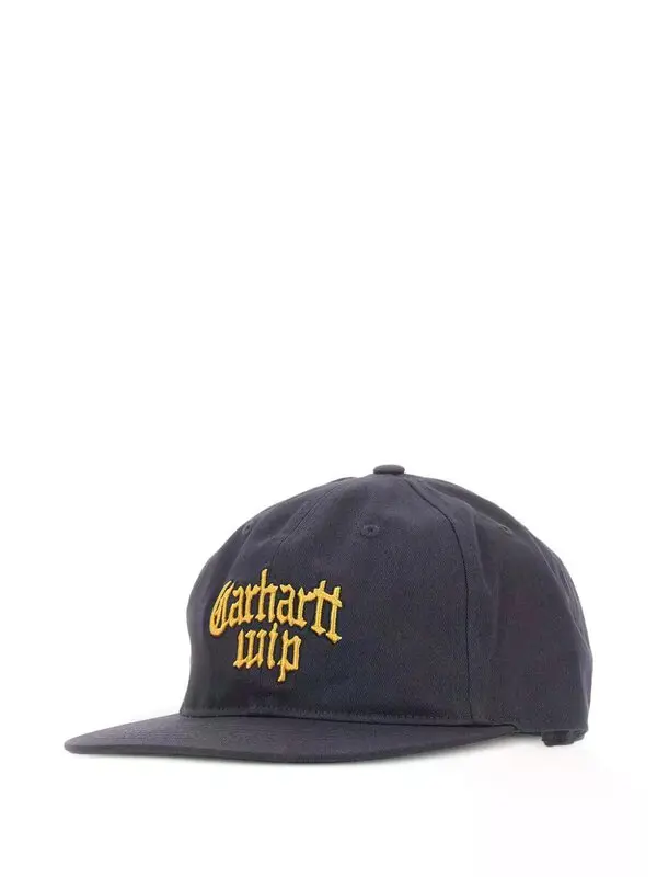 Carhartt Work In Progress Blackletter Logo-embroidered Hat - Blue