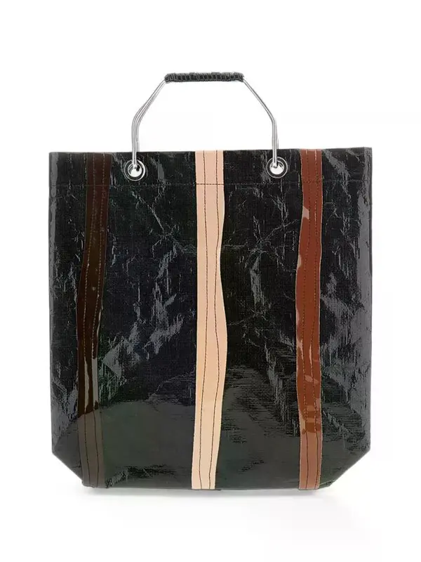 Plan C Stripe-detail Tote Bag