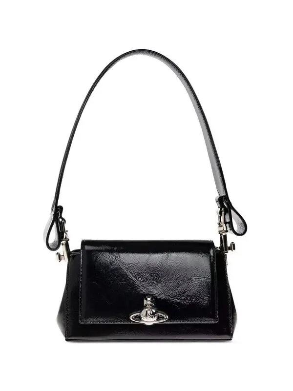 VIVIENNE WESTWOOD Hazel Small Orb-plaque Bag - Black