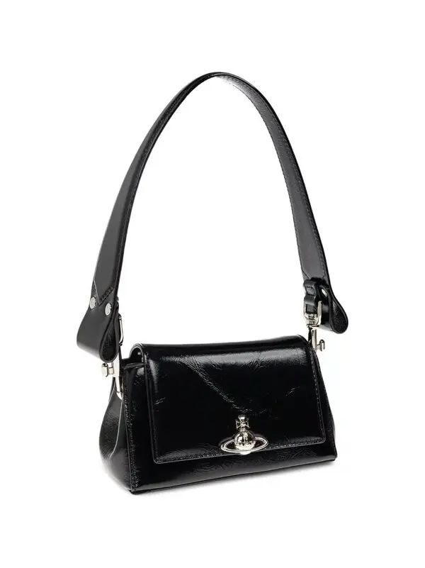 VIVIENNE WESTWOOD Hazel Small Orb-plaque Bag - Black