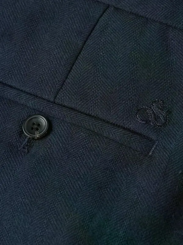Scotch & Soda Herringbone-weave Tailored Trousers
