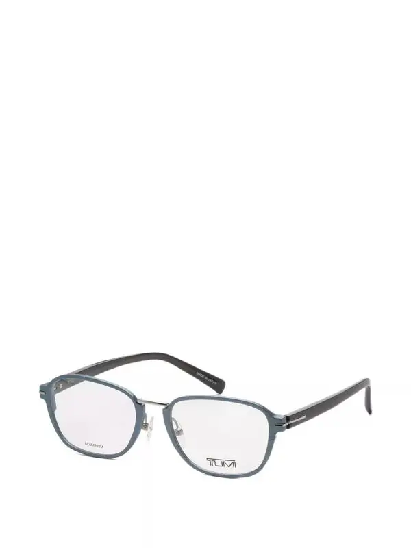 Tumi Geometric-frame Glasses - Blue