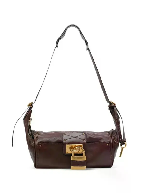 Chloé Paddington Leather Shoulder Bag - Brown