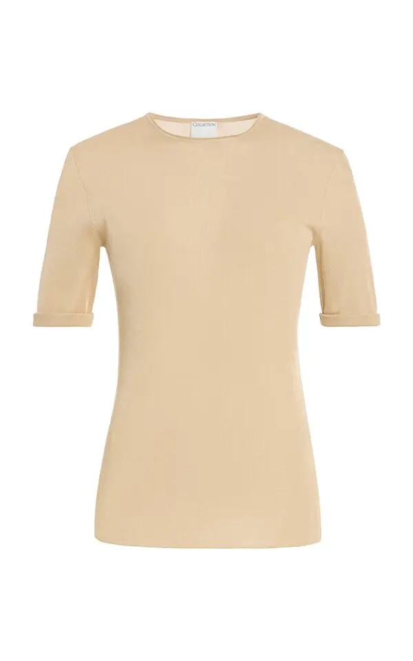 Calvin Klein Clothilde Half-sleeve Top - Neutral