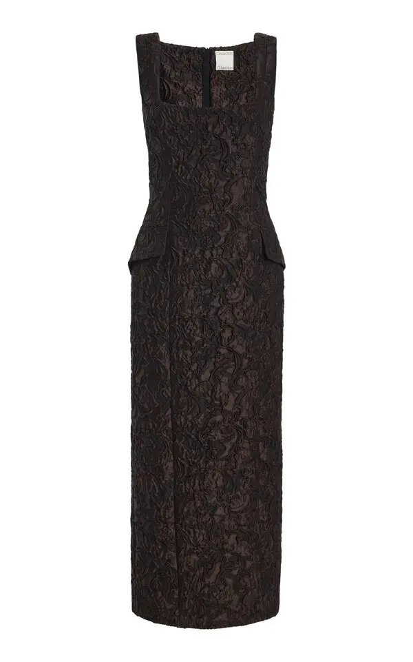 Calvin Klein Stevia Quilted Midi Dress