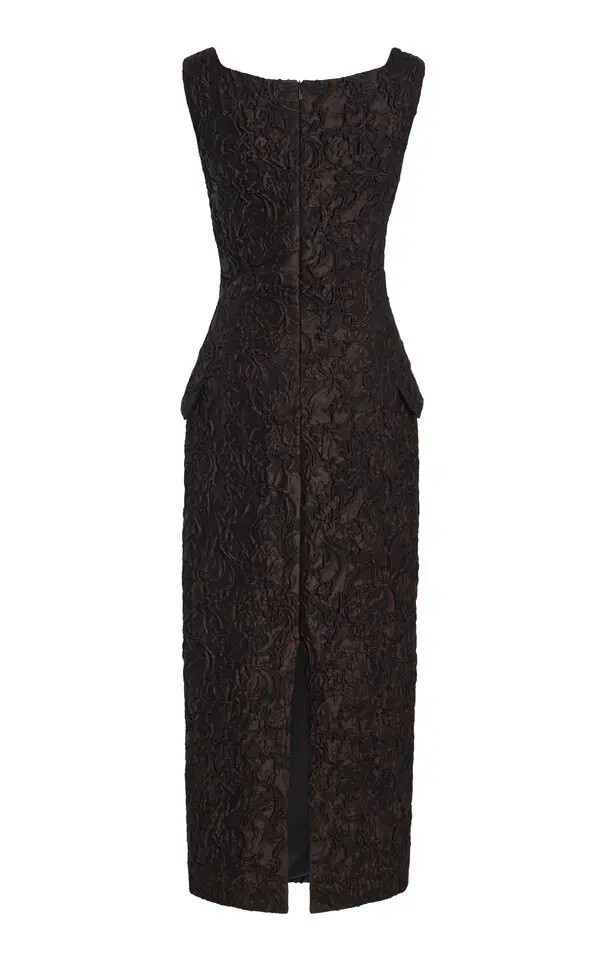 Calvin Klein Stevia Quilted Midi Dress