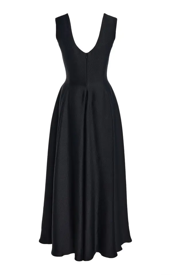 Calvin Klein Margo Scoop-neck Maxi Dress - Black