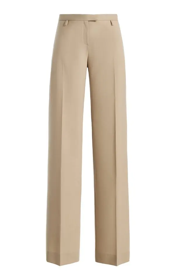 Calvin Klein Emely Low-rise Wool Straight-leg Pants