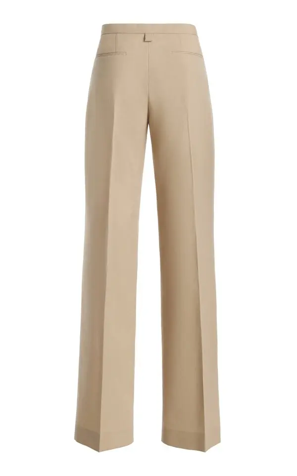 Calvin Klein Emely Low-rise Wool Straight-leg Pants