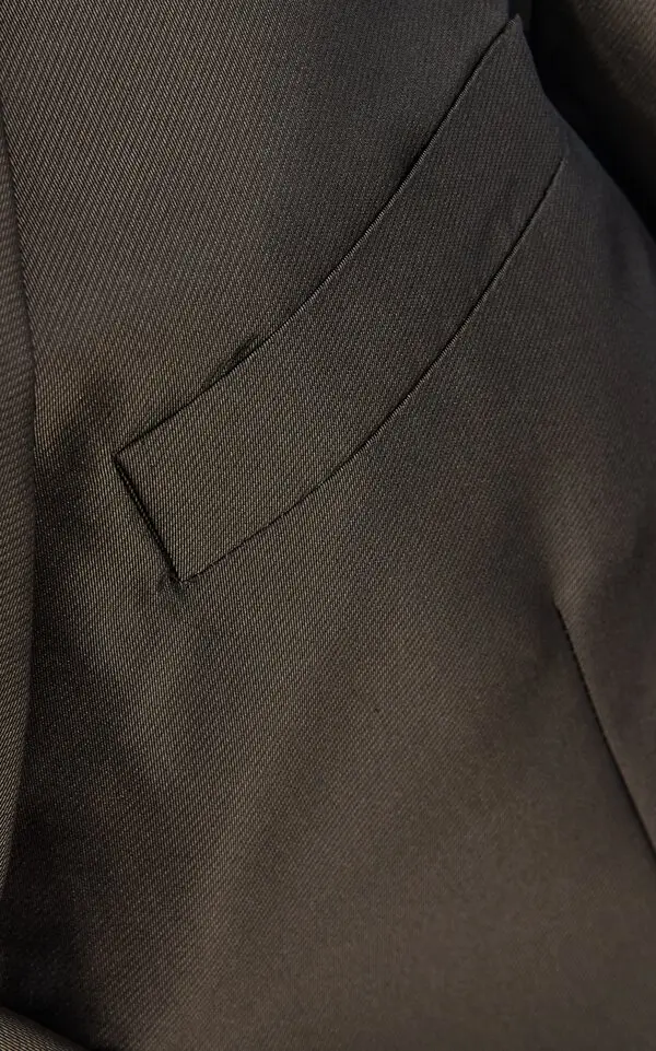 Calvin Klein Amora Single-breasted Silk Jacket
