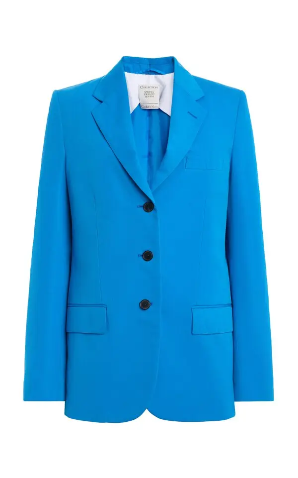 Calvin Klein Amora Single-breasted Virgin-wool Jacket