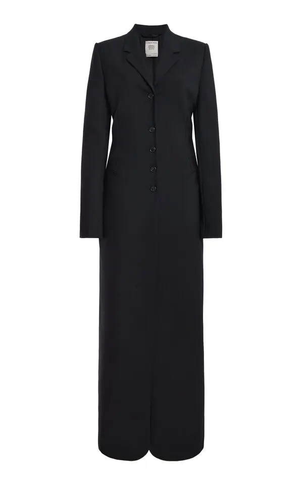 Calvin Klein Jade Single-breasted Wool Coat