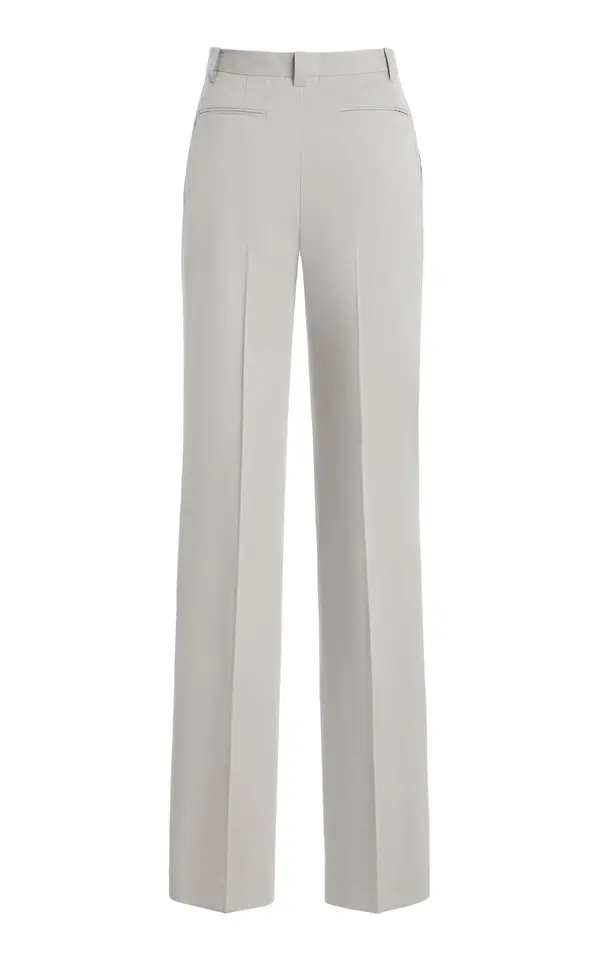Calvin Klein Nellie Mid-rise Linen-blend Tapered-leg Pants