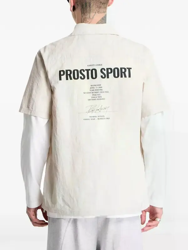 PROSTO Sport Logo-print Short-sleeve Shirt