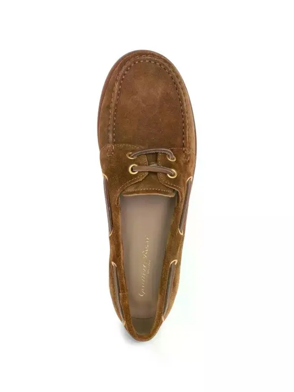 GIANVITO ROSSI Vandee Lace-up Loafers