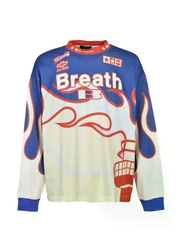 BREATH Racing Graphic-print Long-sleeve T-shirt