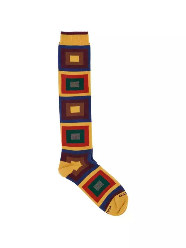 GALLO Geometric-pattern Socks