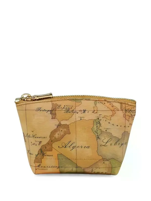 ALVIERO MARTINI 1° CLASSE Geo Map-print Pouch Bag