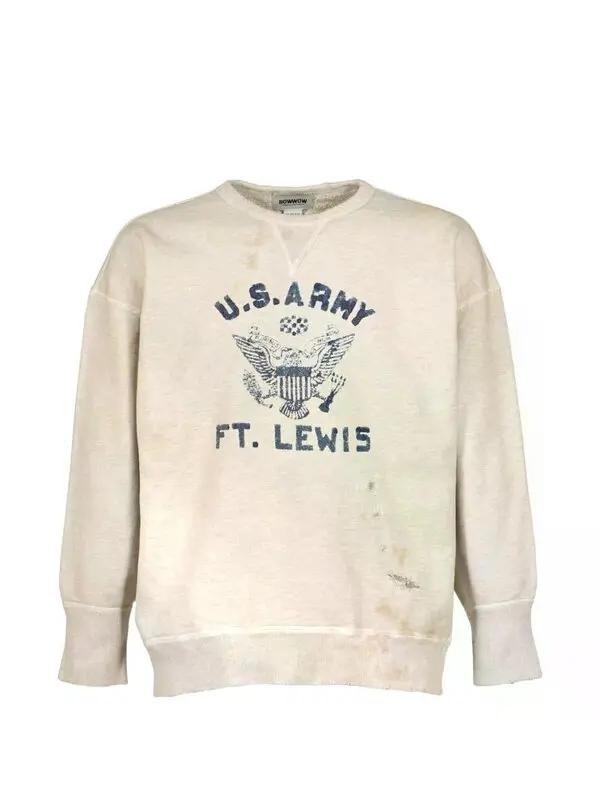 BOW WOW Distressed Graphic-print Sweater