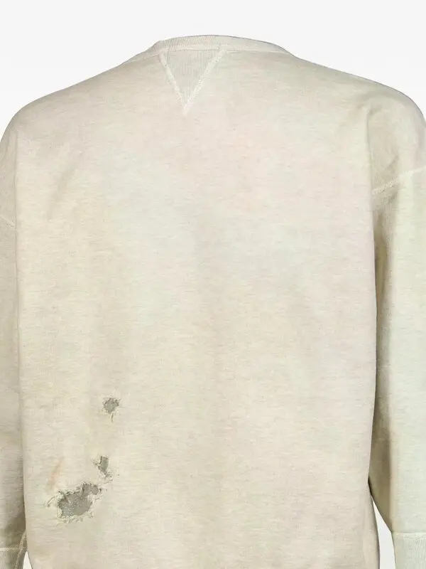 BOW WOW Distressed Graphic-print Sweater