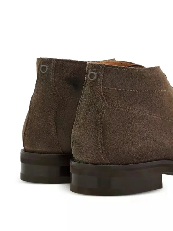 FERRAGAMO Suede Ankle Boots