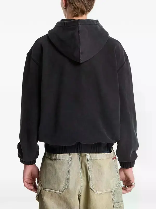 PROSTO Splash Washed Logo-print Hoodie