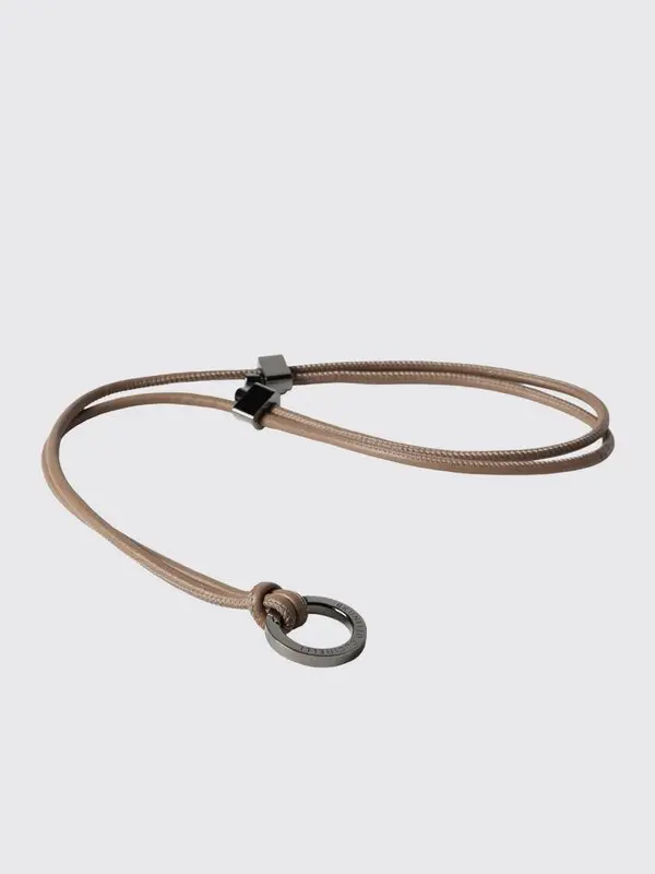 Brunello Cucinelli Wool Eyewear Holder With Drawstring And Metal Ring