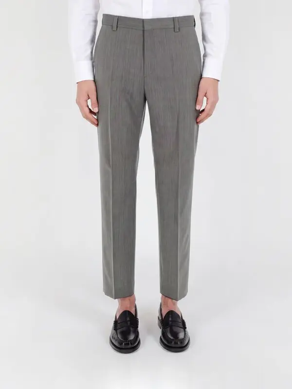 Hugo Straight-leg Pleated Tailored Trousers In Virgin Wool