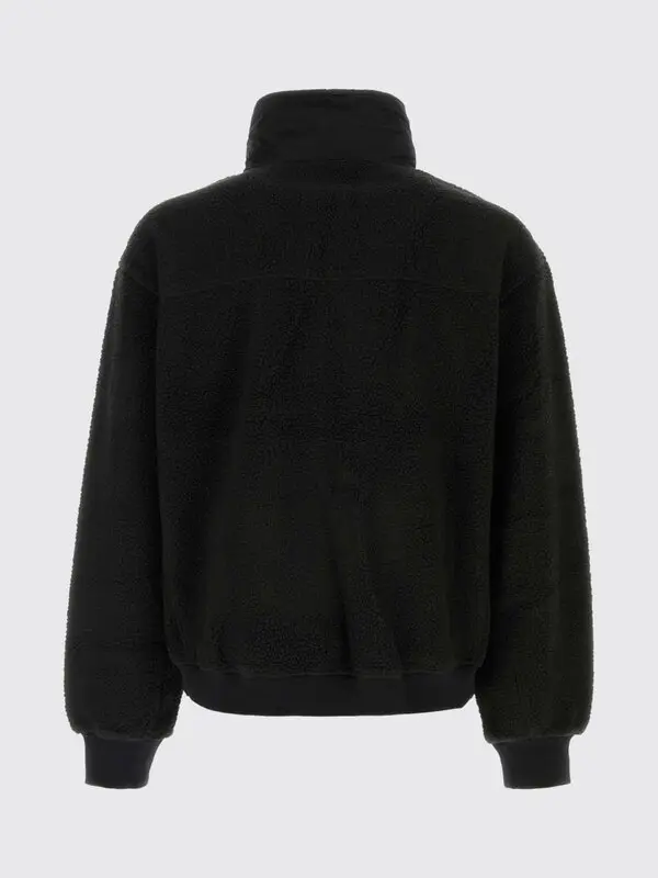 ENTIRE STUDIOS High-neck Half-zip Fleece Jacket With Elasticated Cuffs - Grey