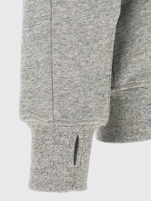 C.P. COMPANY High-neck Sweatshirt In Cotton With Half-zip Fastening - Grey
