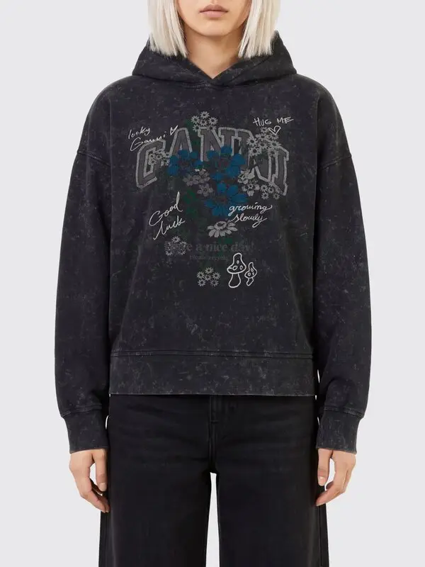 GANNI Sweatshirt - Grey