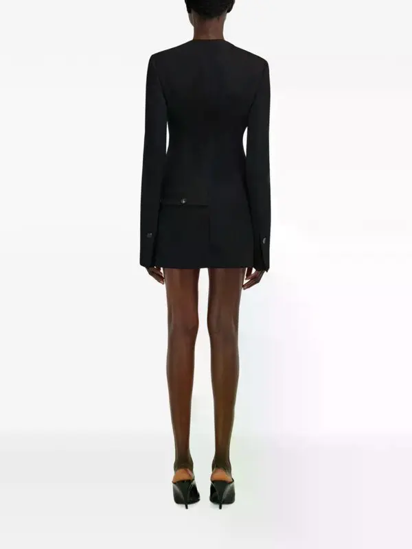 FERRAGAMO Button Detail Mini Dress