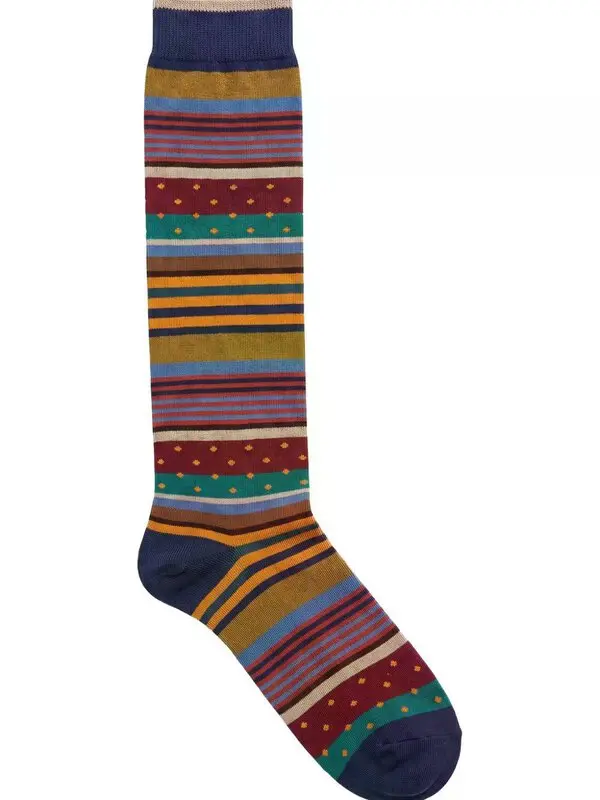 GALLO Striped Polka-dot Socks