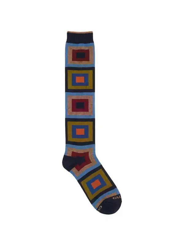 GALLO Geometric-pattern Socks