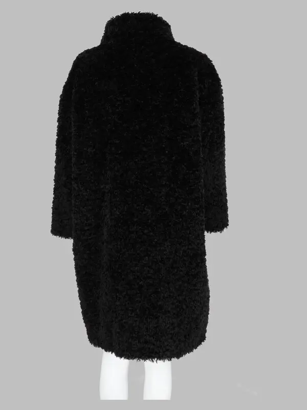 Herno Cappotto Teddy Curly In Ecopelliccia