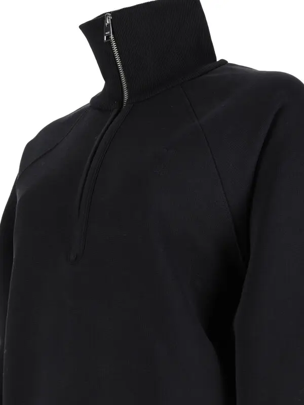 AMI Paris Felpa Con Logo Ricamato