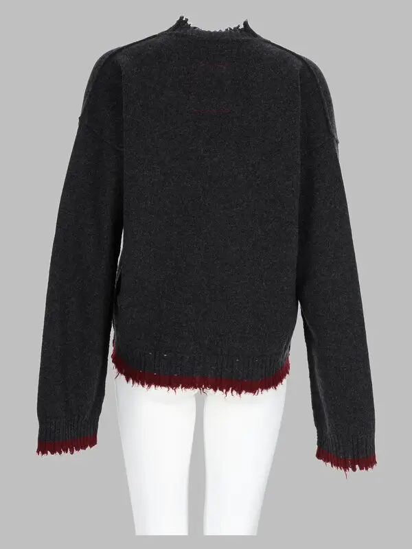 UMA WANG Maglia Effetto Consumato