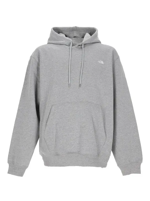 The North Face Felpa Con Logo E Cappuccio - Grey