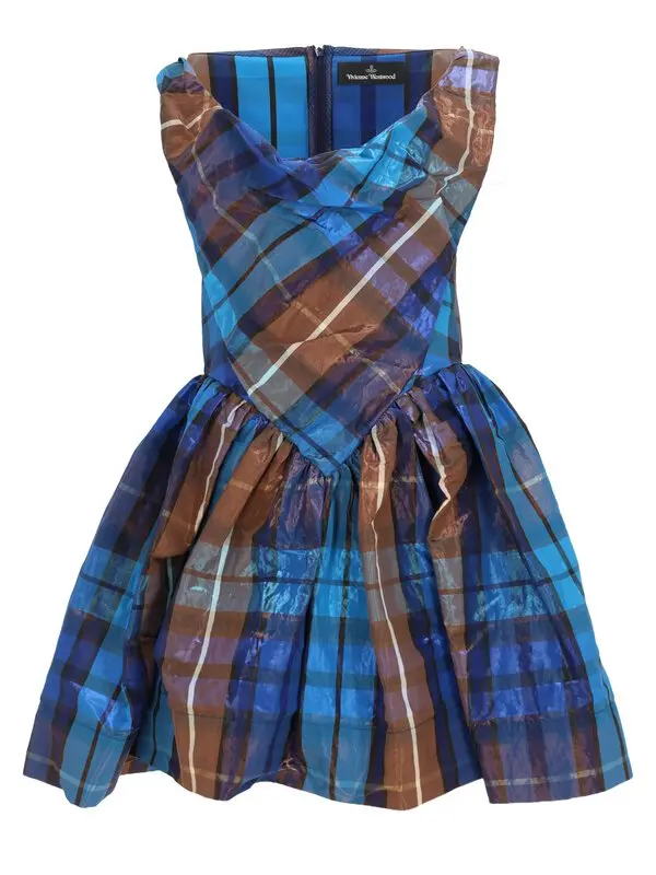 VIVIENNE WESTWOOD Mini Abito "sunday - Blue