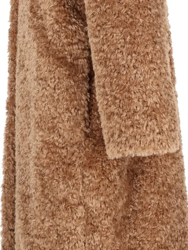 Herno Cappotto Teddy Curly In Ecopelliccia - Brown