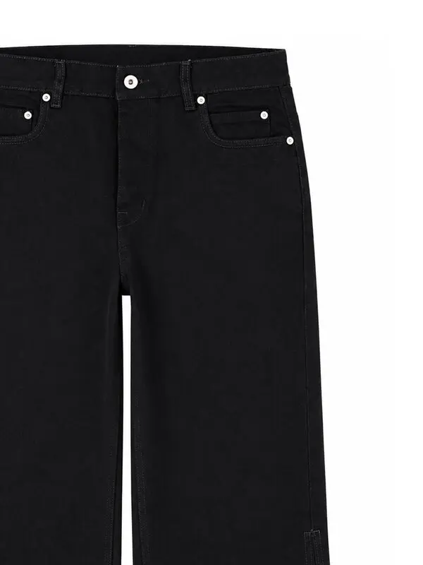 Rick Owens Jeans "bolan Cutoffs - Black