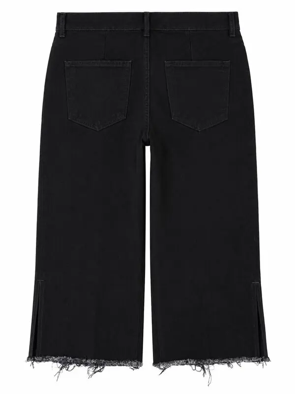 Rick Owens Jeans "bolan Cutoffs - Black