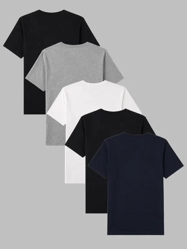 Paul Smith 5-pack T-shirt In Cotone - White