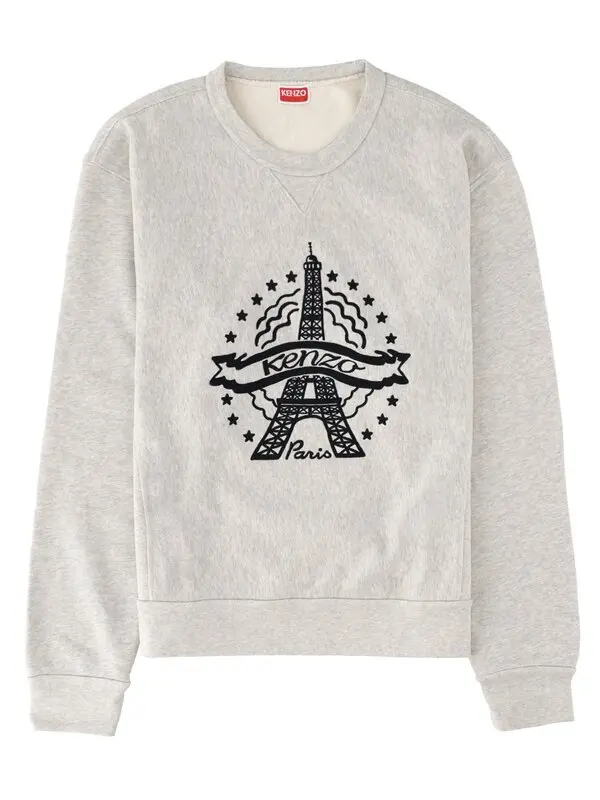 Kenzo Felpa " Eiffel Tower - Grey