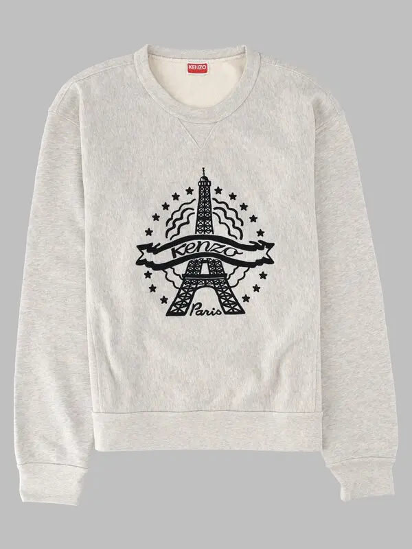 Kenzo Felpa " Eiffel Tower - Grey