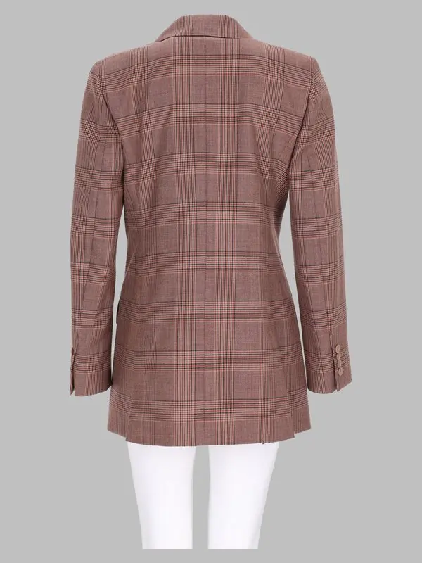 Max Mara Blazer Doppiopetto In Lana Principe Di Galles