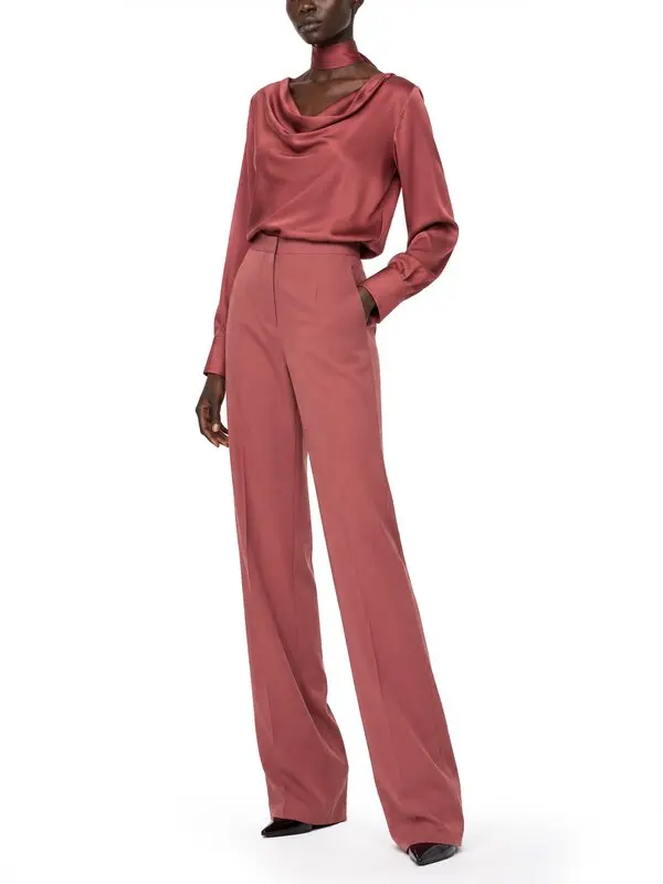 Max Mara Blusa In Raso Di Seta
